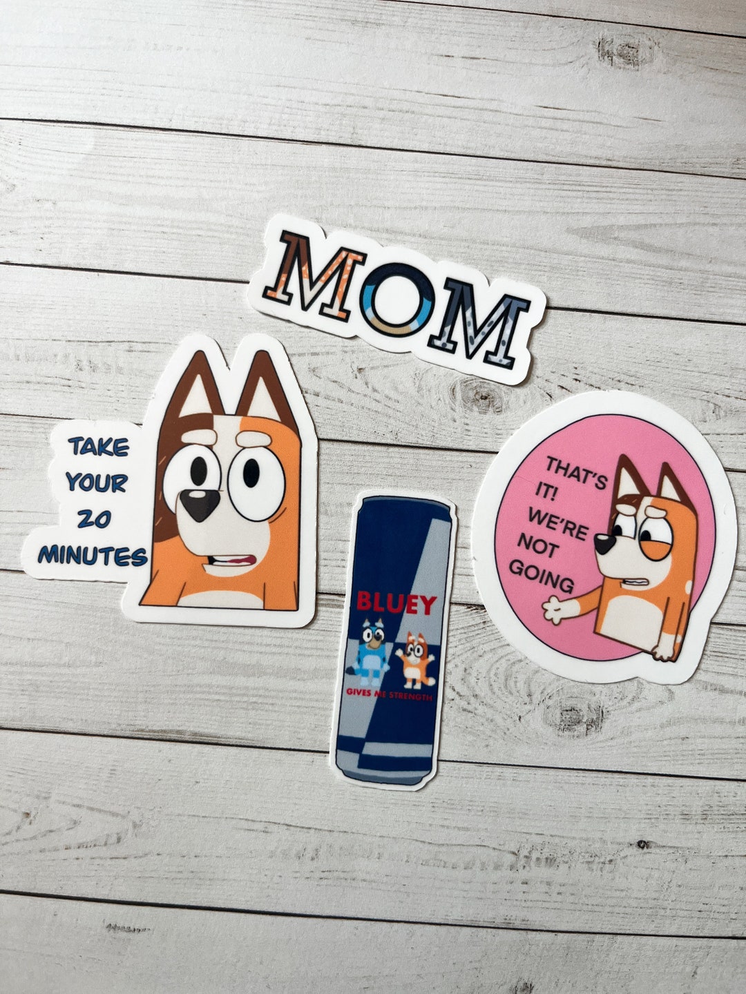 Bluey Inspired Vinyl Sticker Pack - Etsy