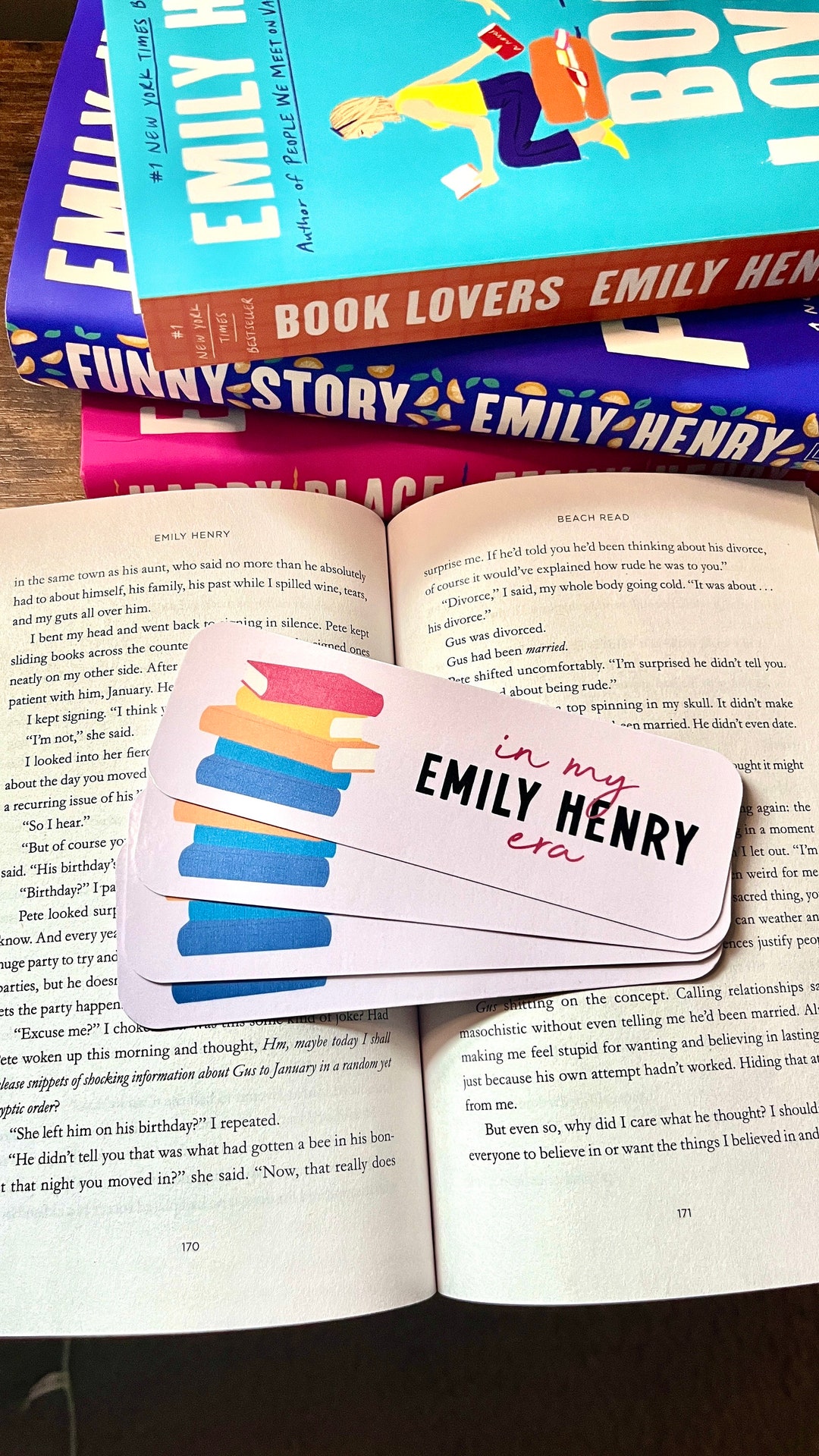 In My Emily Henry Era Laminated Bookmark - Etsy