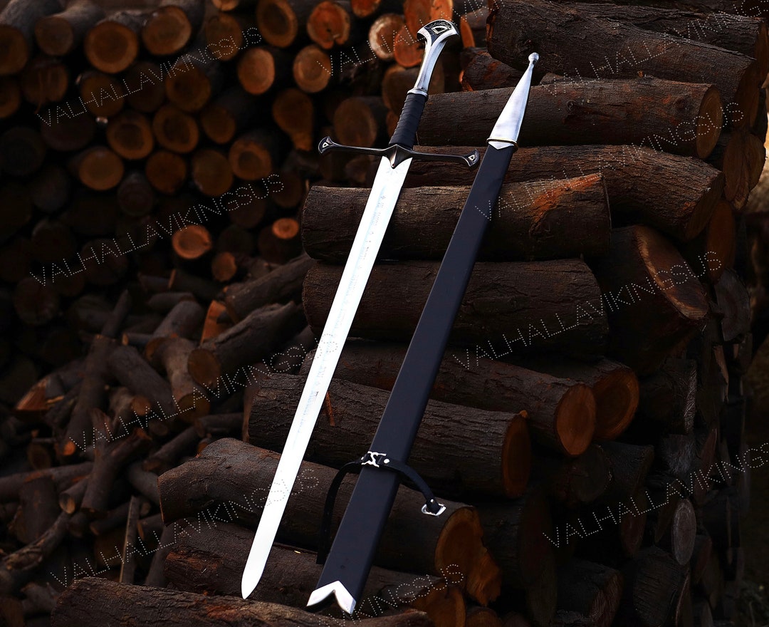 Customized Hand Forged ANDURIL Sword Battle Ready Swords - Etsy