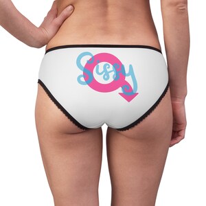 Limp and Small Sissy Symbol Chastity Panties White, Blue & Pink - Etsy