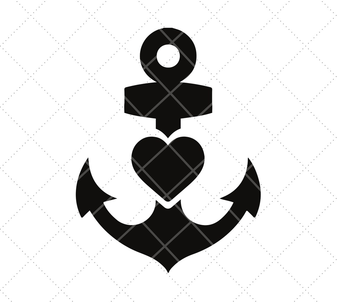 Plotterdatei Anker mit Herz SVG PNG, maritime Design, Cricut Vorlage - Etsy.de