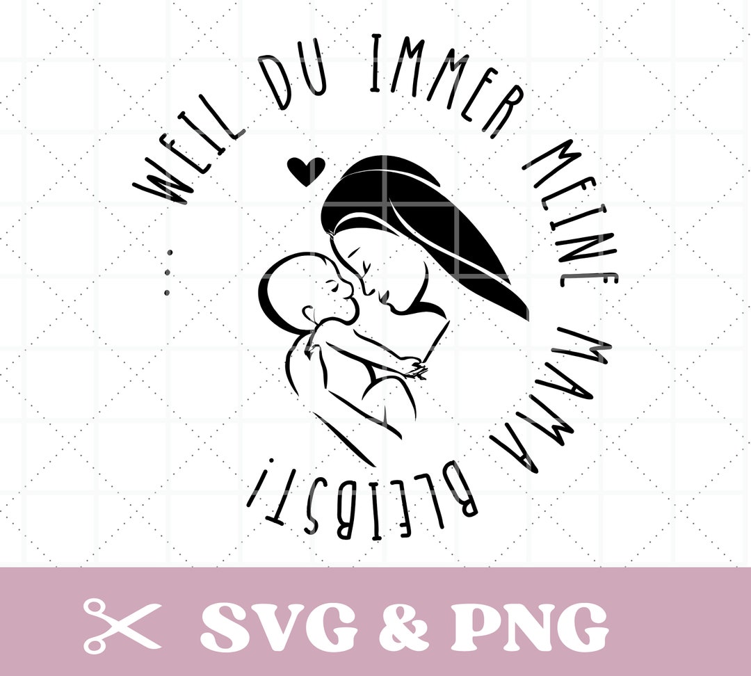 Plotterdatei Mama, Muttertag SVG & PNG, deutsch, digitaler Download - Etsy.de