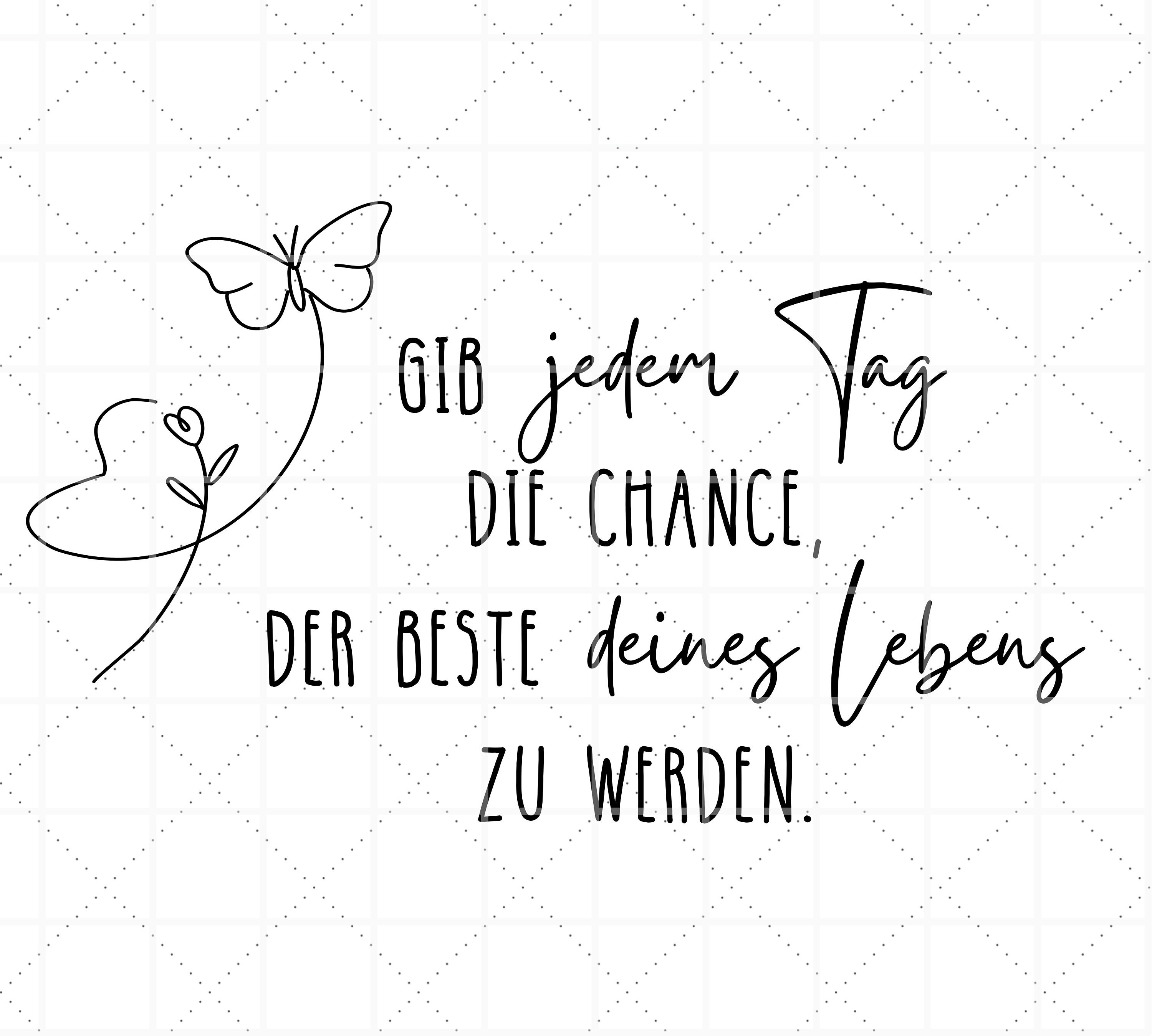 Plotterdatei Spruch in SVG & PNG motivierend positiv Spruch - Etsy.de