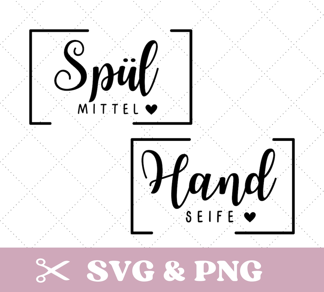 Plotter File Hand Soap and Dishwashing Liquid in SVG & PNG ...