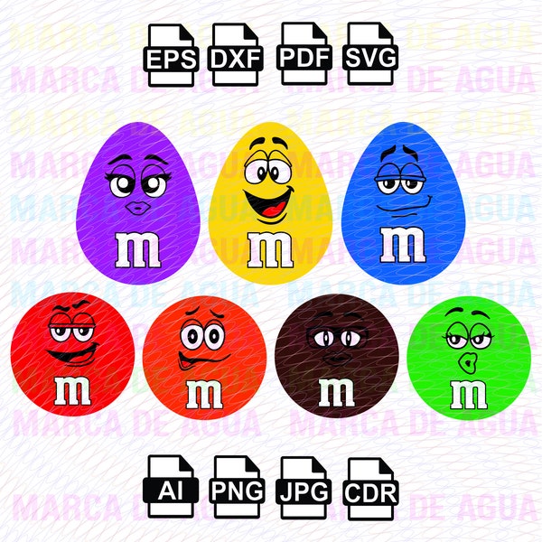 M&m Svg - Etsy