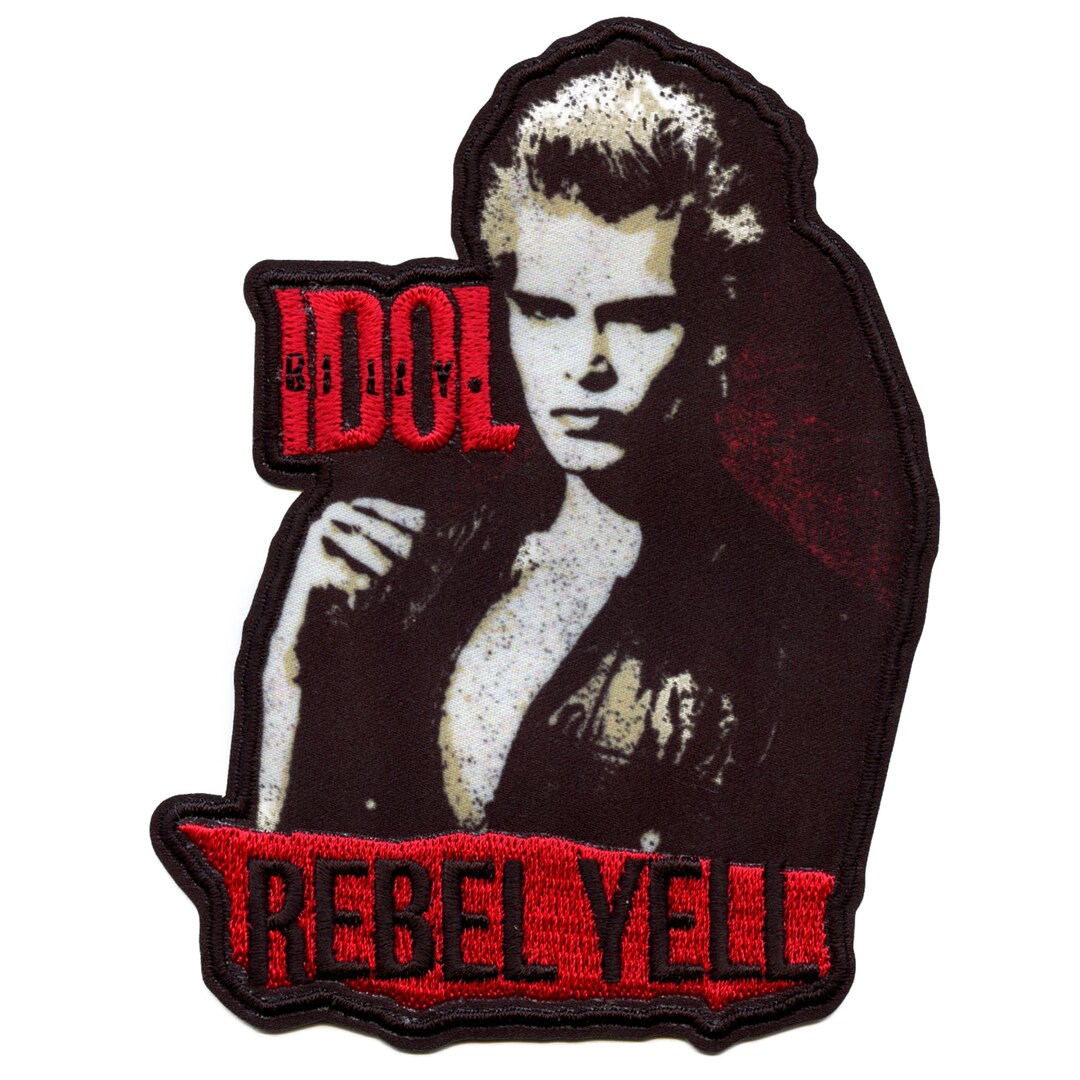 Billy Idol Rebel Yell Patch Fist 70s Rock Icon Sublimated Embroidery ...