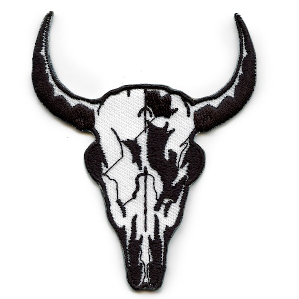 Embroidered Skull Patch - Etsy