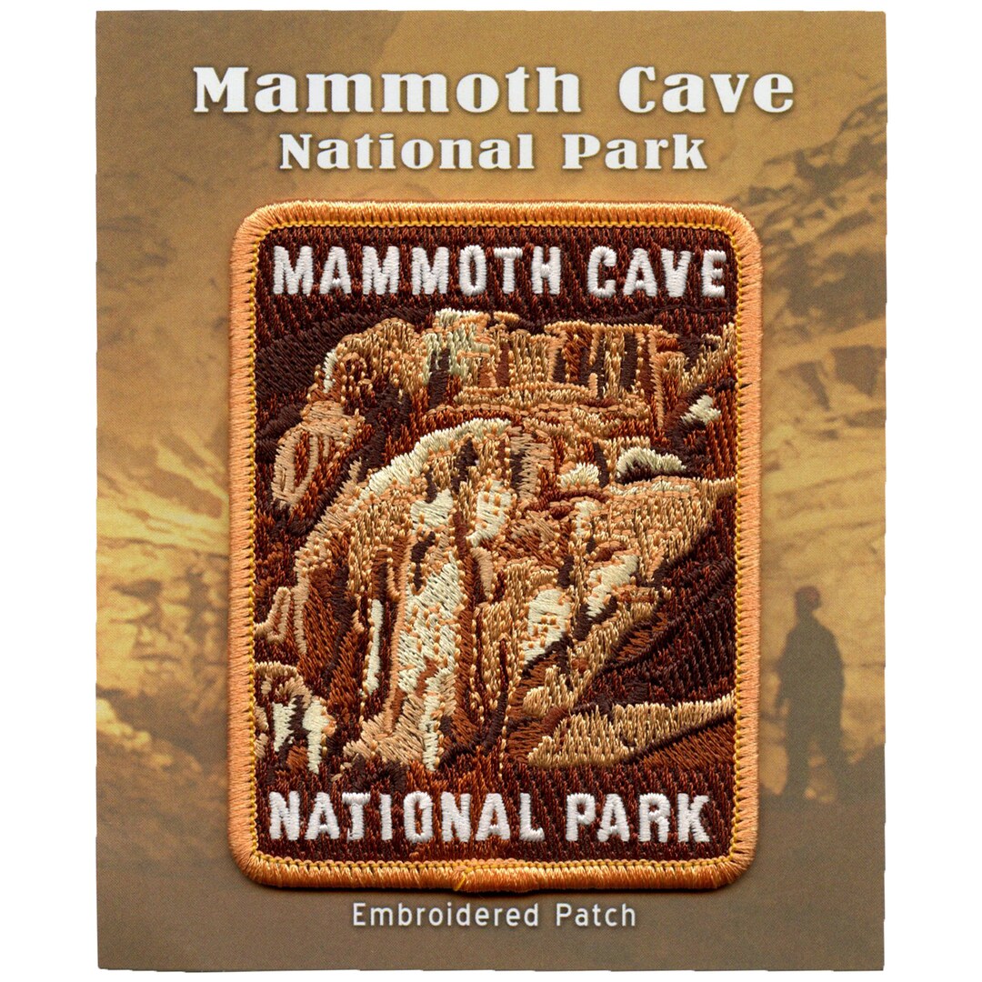 Mammoth Cave National Park Patch Kentucky Travel Embroidered Iron on ...