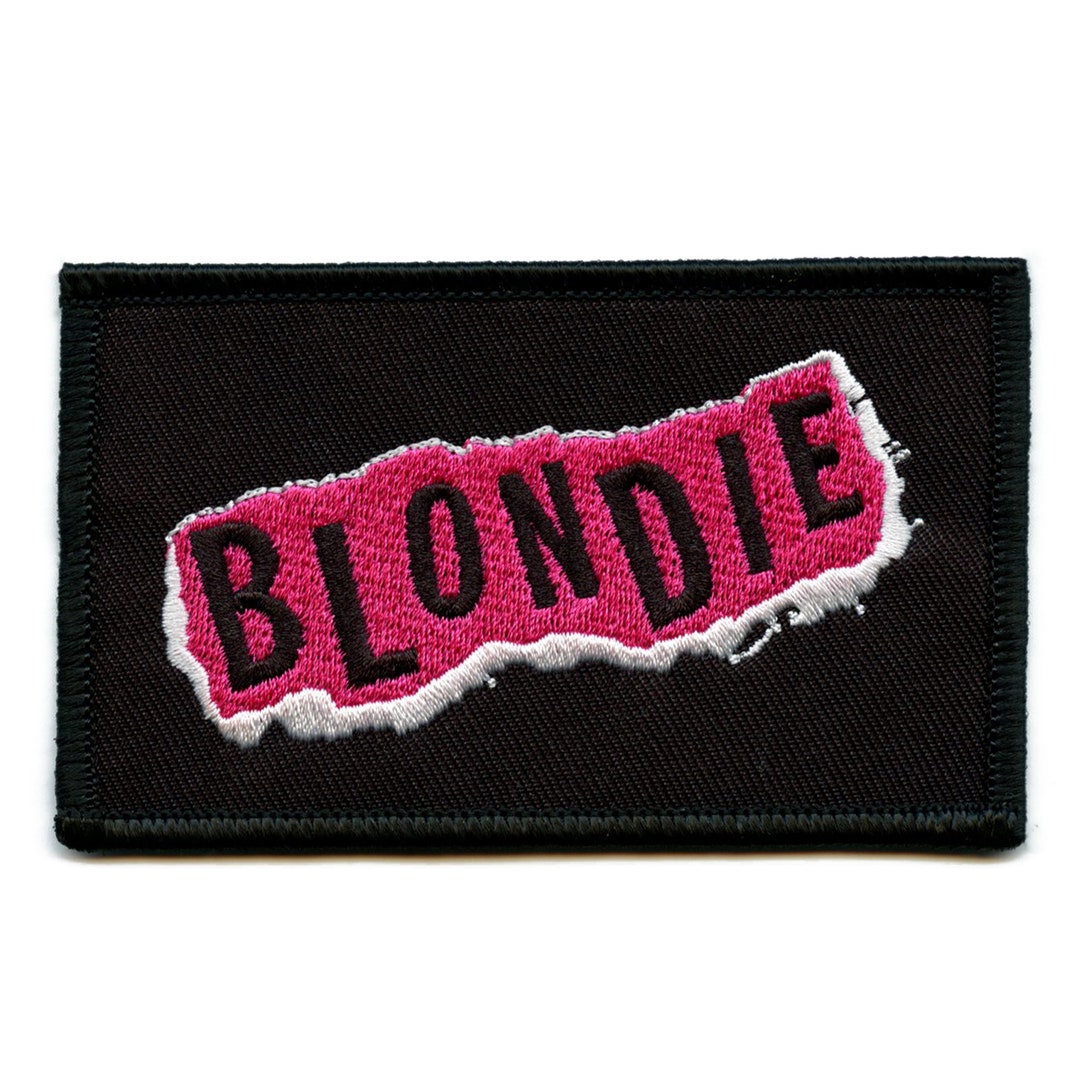 Blondie Pink Punk Logo Patch Women Rock Icon Embroidered Iron on EC3 - Etsy