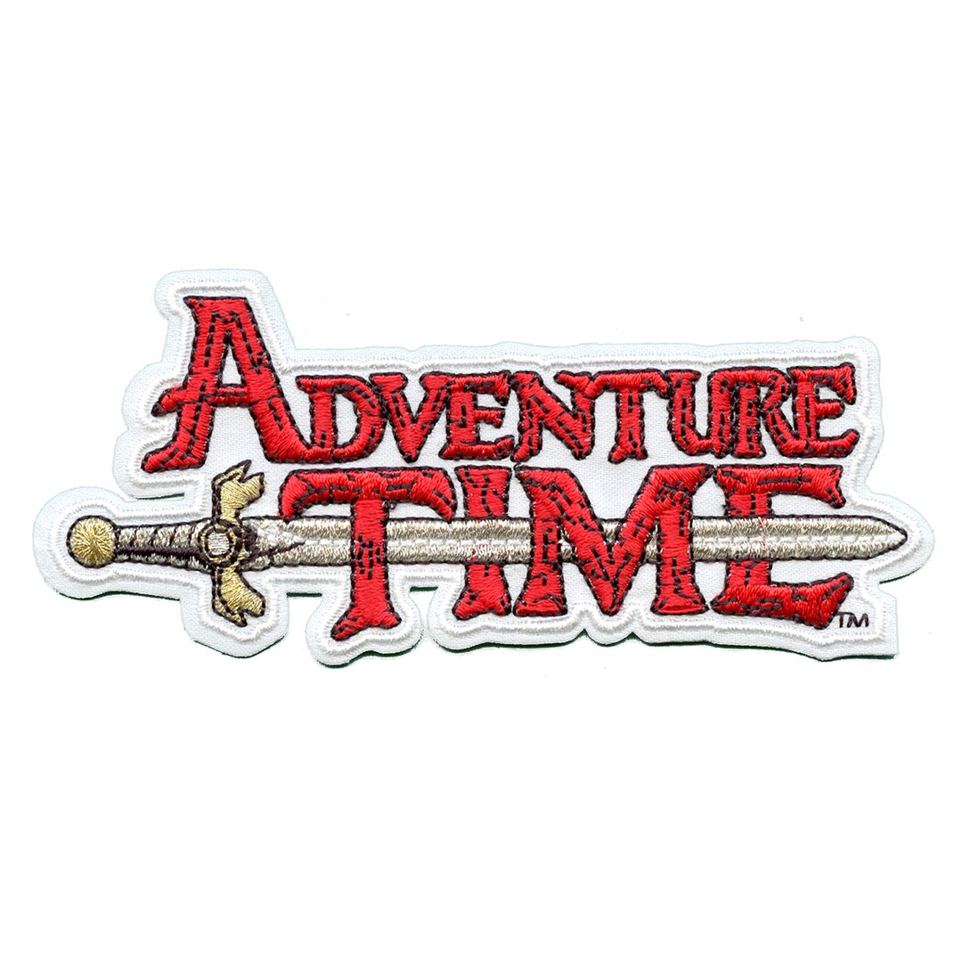 Adventure Time Main Logo Patch Cartoon Network Animation Embroidered Iron On - Etsy