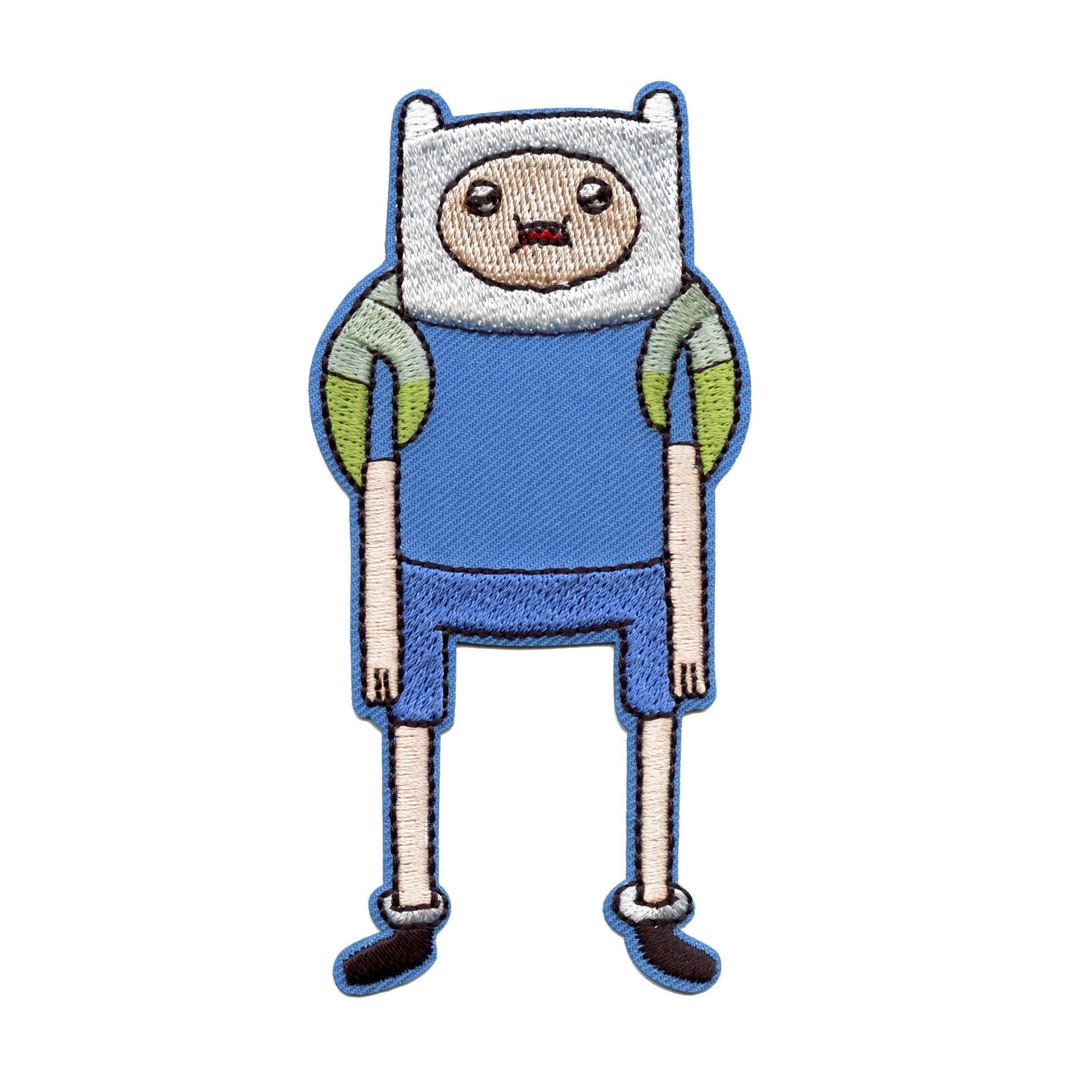 Adventure Time Finn in Awe Patch Cartoon Network Animation Embroidered ...