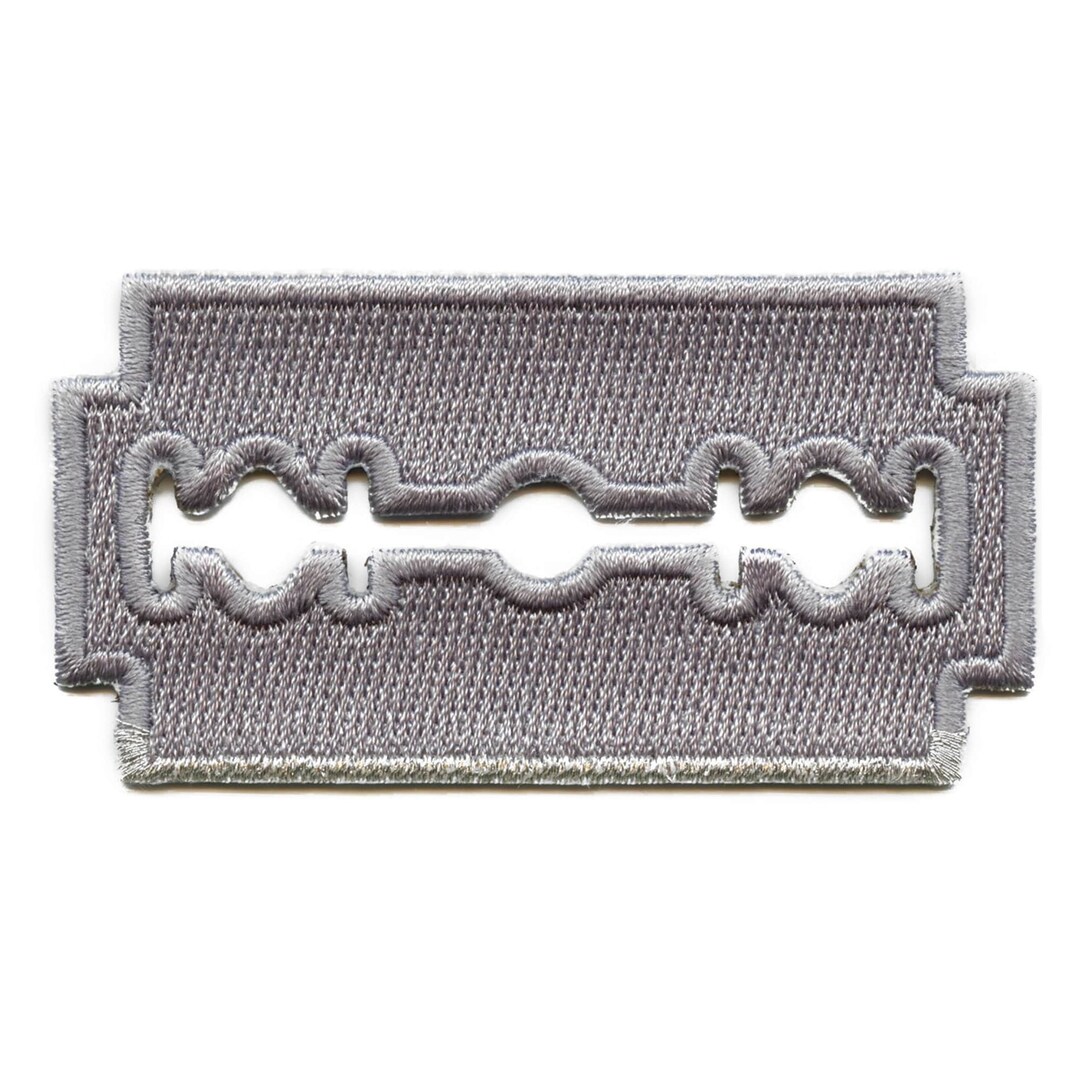 Stainless Steel Razor Blade Patch Tool Medical Health Embroidered Iron ...
