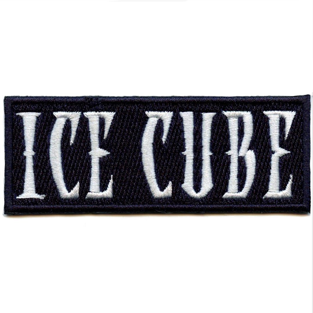 Ice Cube Rapper Patch Script Logo Music Embroidered Iron on CC1 - Etsy