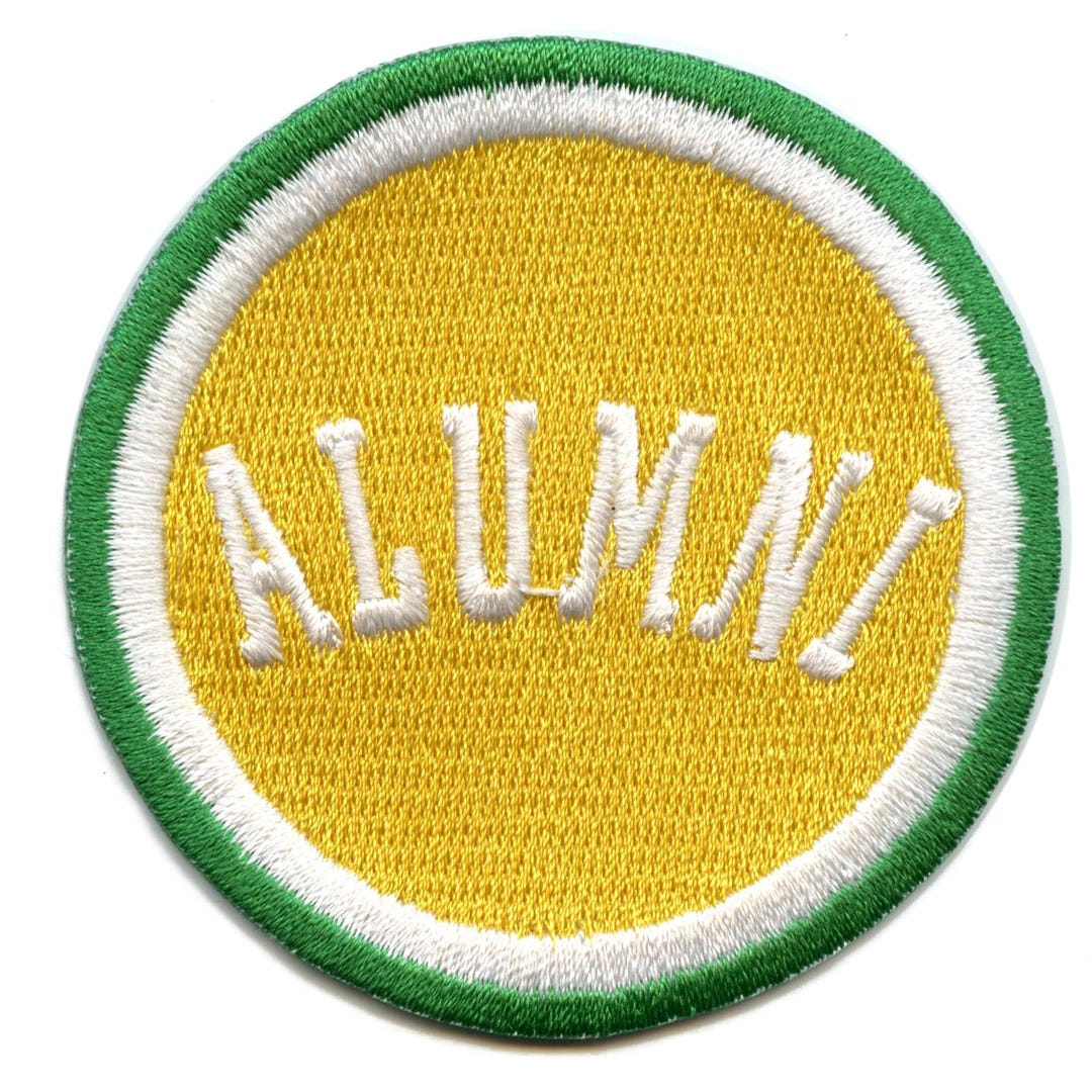Alumni College Student Patch Waco Texas Yellow Graduate Embroidered ...