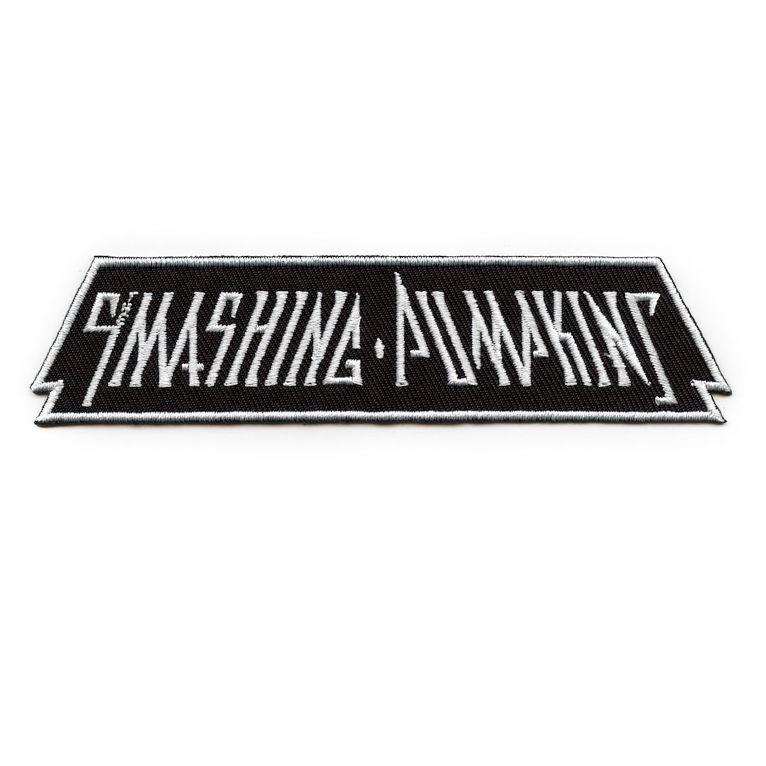 The Smashing Pumpkins Script Logo Patch Rock Band Embroidered Iron on ...