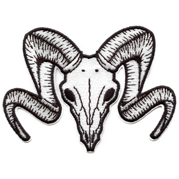 Horned Goat Skull - Etsy UK