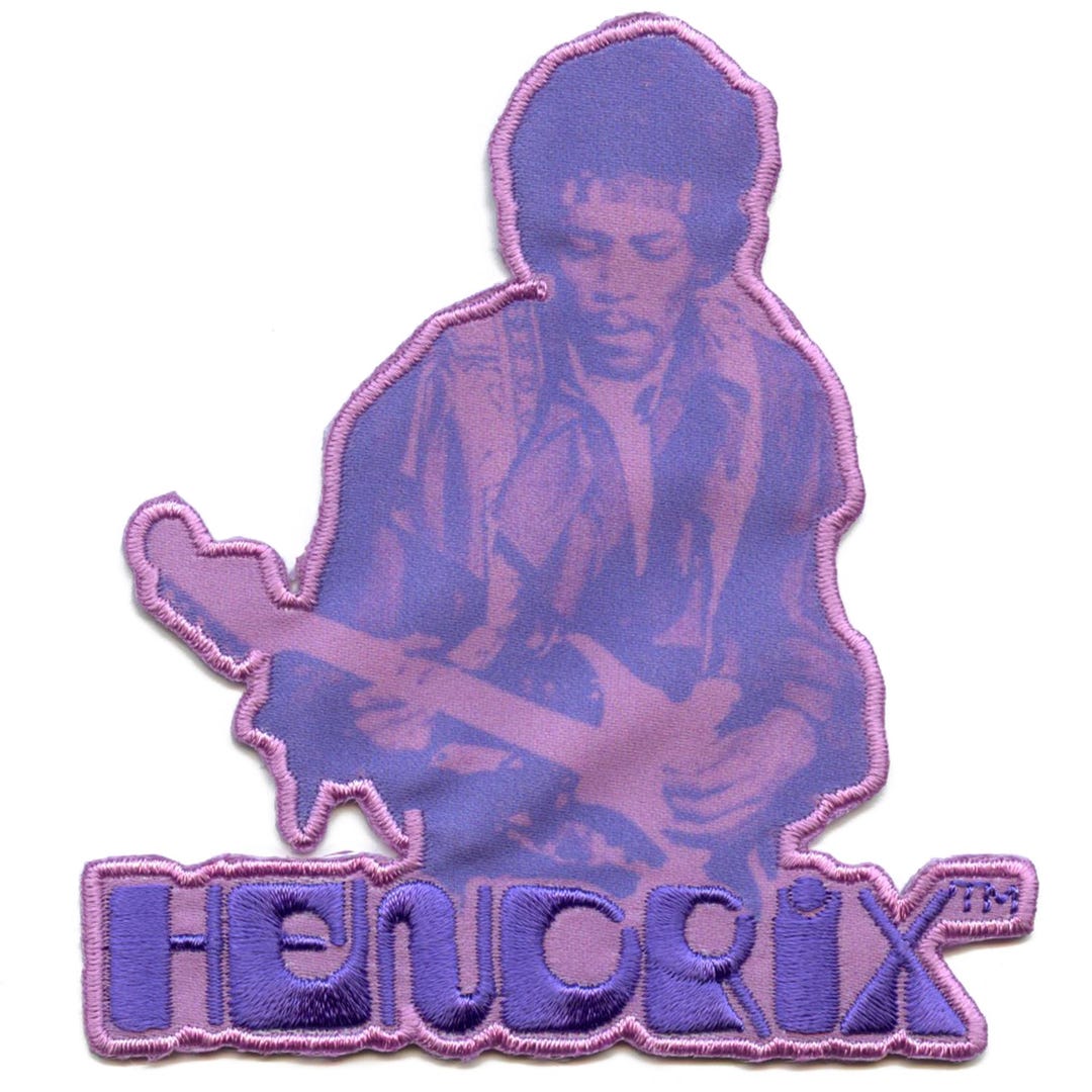 Jimi Hendrix Rock Patch Purple Hendrix Guitar Solo Sublimated ...