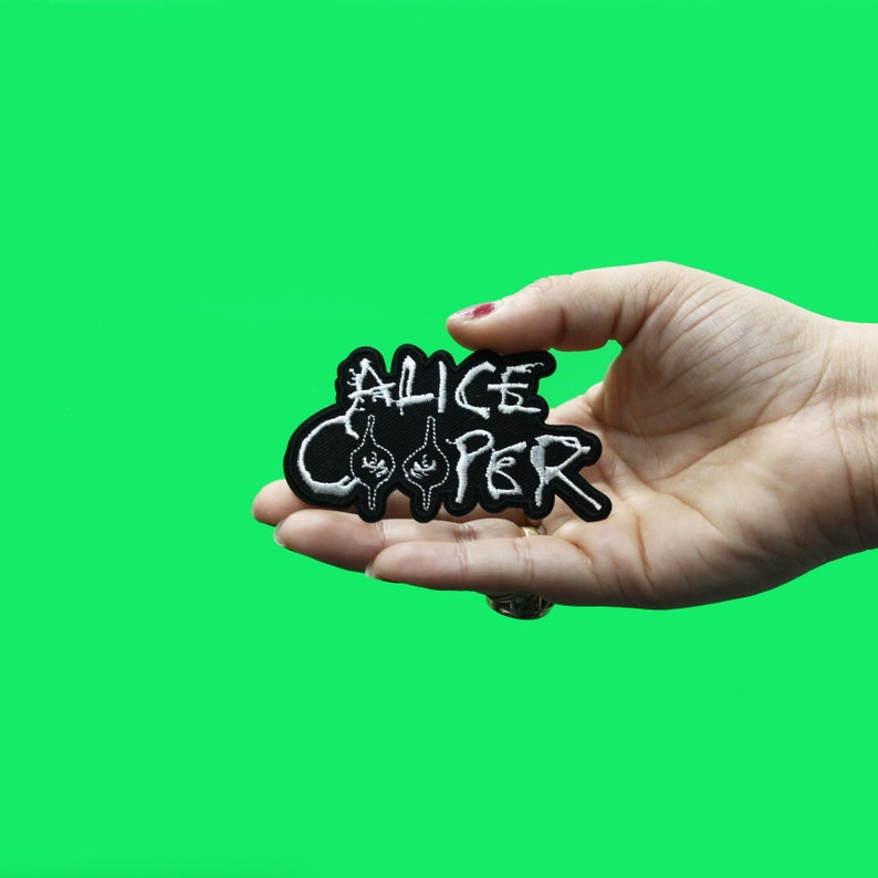 Alice Cooper Eyes Logo Patch Main Name Embroidered Iron on Ec6 - Etsy