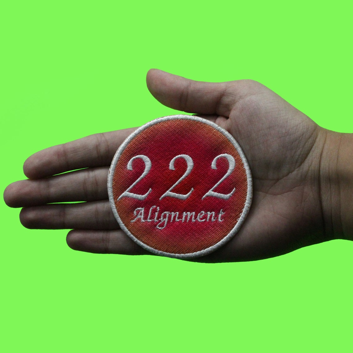 222 Angel Number Patch Alignment Mythology Psychic Embroidered Iron on ...