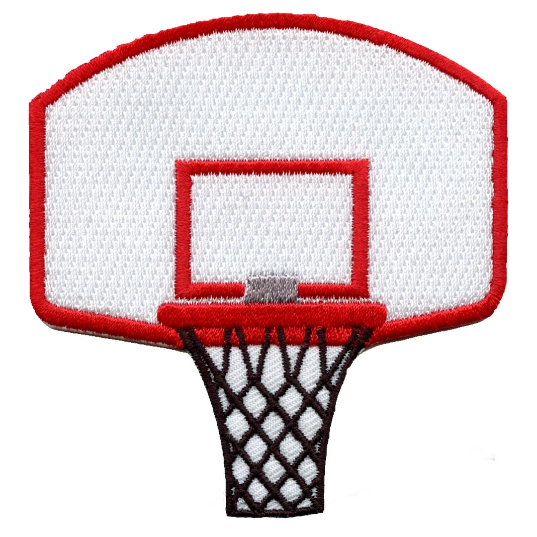 Basketball Hoop Patch Emoji Sport Badge Embroidered Iron on Af6 - Etsy