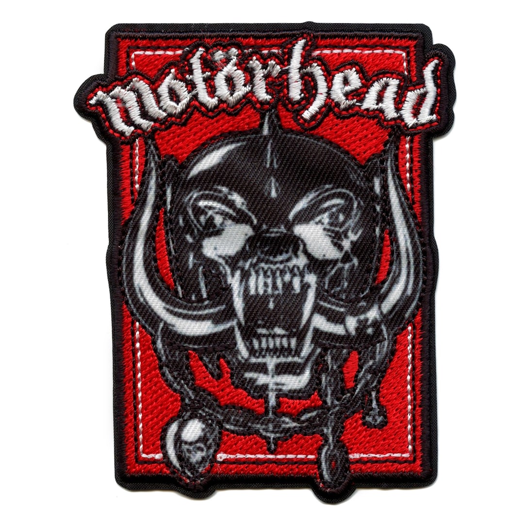 Motorhead Patch Red Snaggletooth Warpig Logo Embroidered Iron EH4 - Etsy