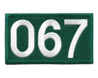 Custom Squid Game Iron on Patch Squid Games Hook and Loop , Squid Games ...