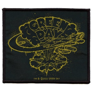 Green Day Dookie Album Patch Punk Rock Band Woven Iron on EH2 - Etsy