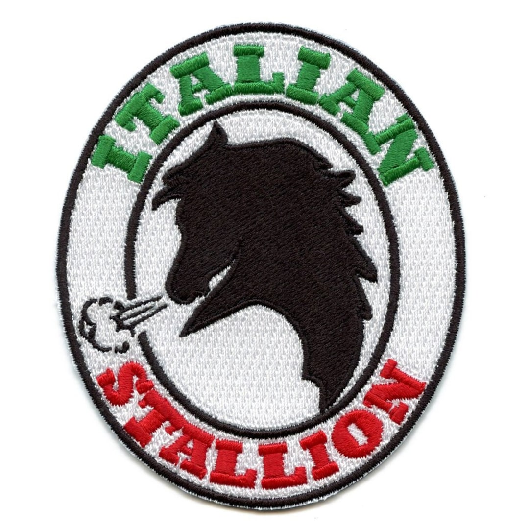 Italian Stallion Patch Horse Logo Embroidered Iron on Bd1 - Etsy
