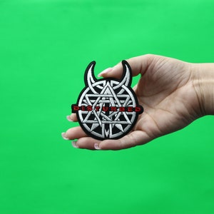 Disturbed Amulet Logo Patch Chicago Metal Band Embroidered Iron on EG2 - Etsy