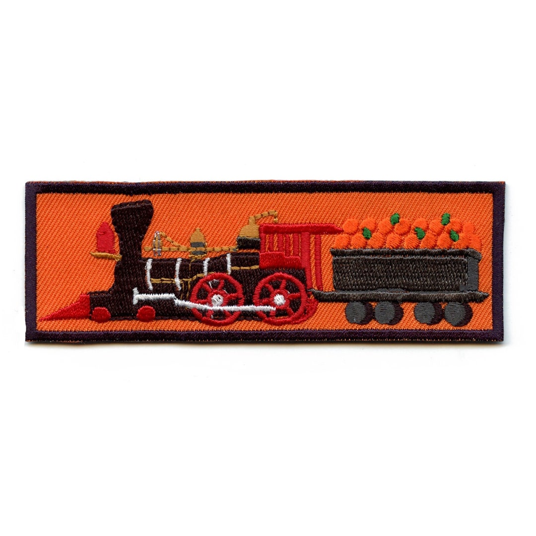 Houston Train With Oranges Embroidered Iron on Patch BB8 - Etsy