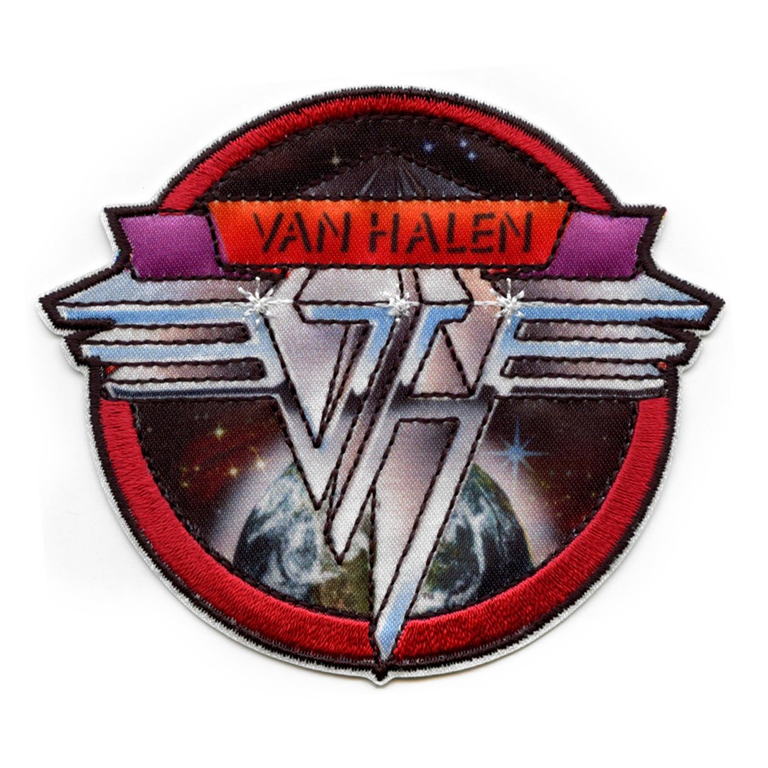Van Halen Space Logo Patch California Classic Rock Embroidered Iron on ...