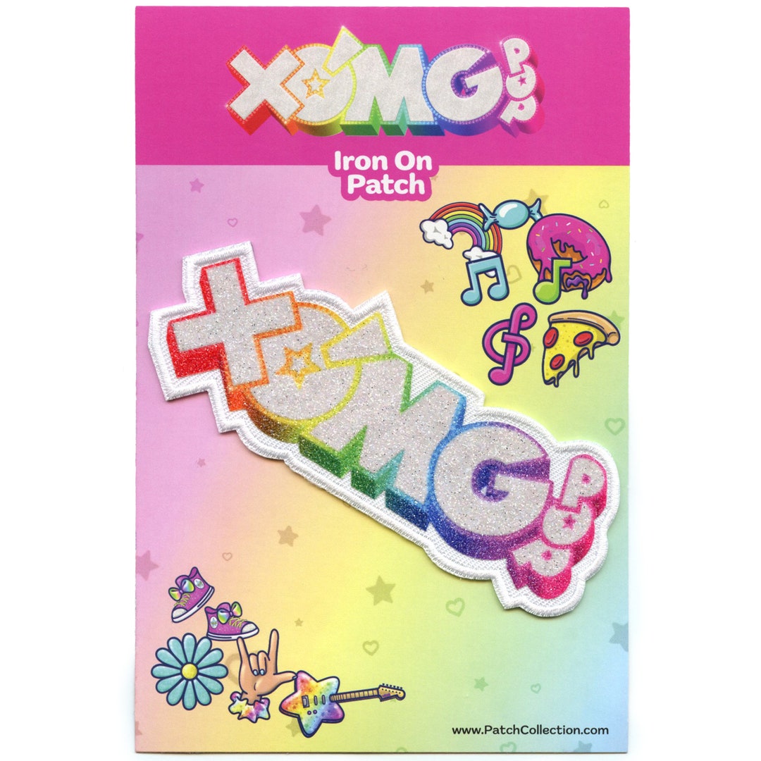XOMG Pop Glitter Logo Patch Dance Girls Applique Iron on CE5 - Etsy