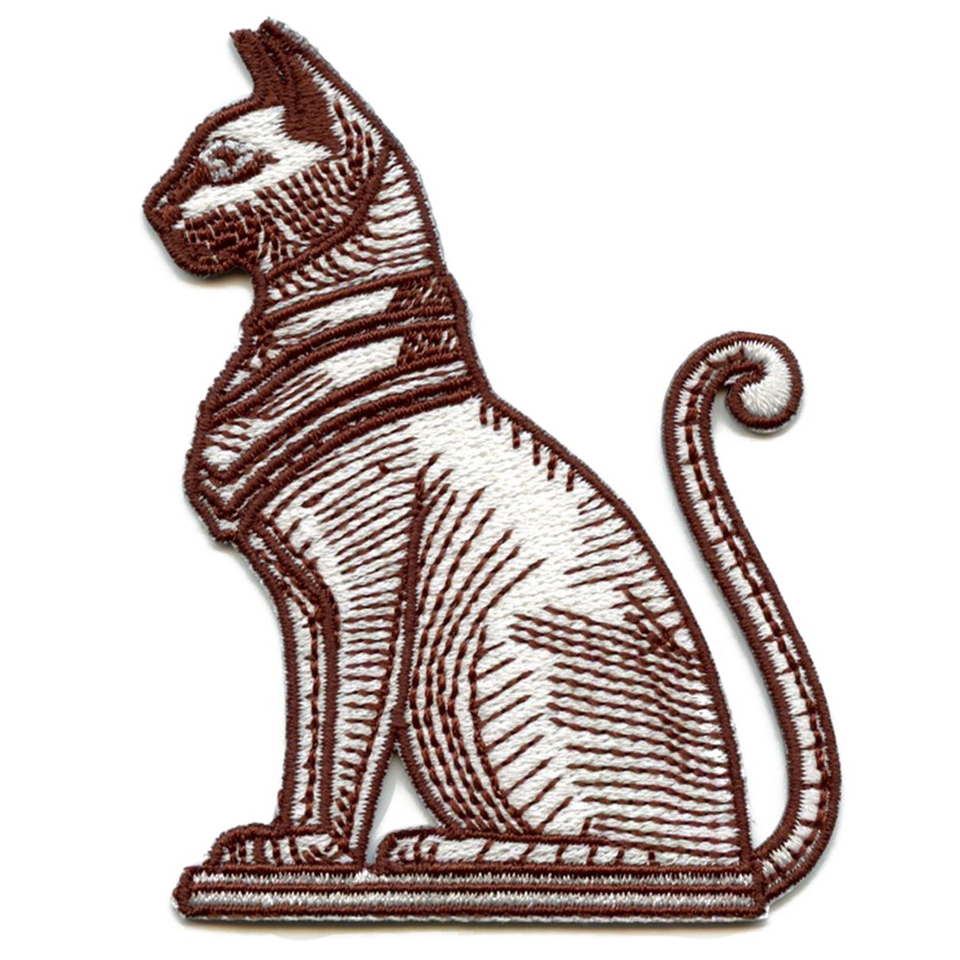 Egyptian Cat Statue Patch Culture Symbol Embroidered Iron on AC5 - Etsy