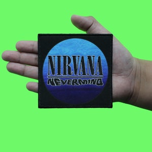 Nirvana Nevermind Album Cover Patch Grunge Rock Band Woven Iron on CG3 - Etsy