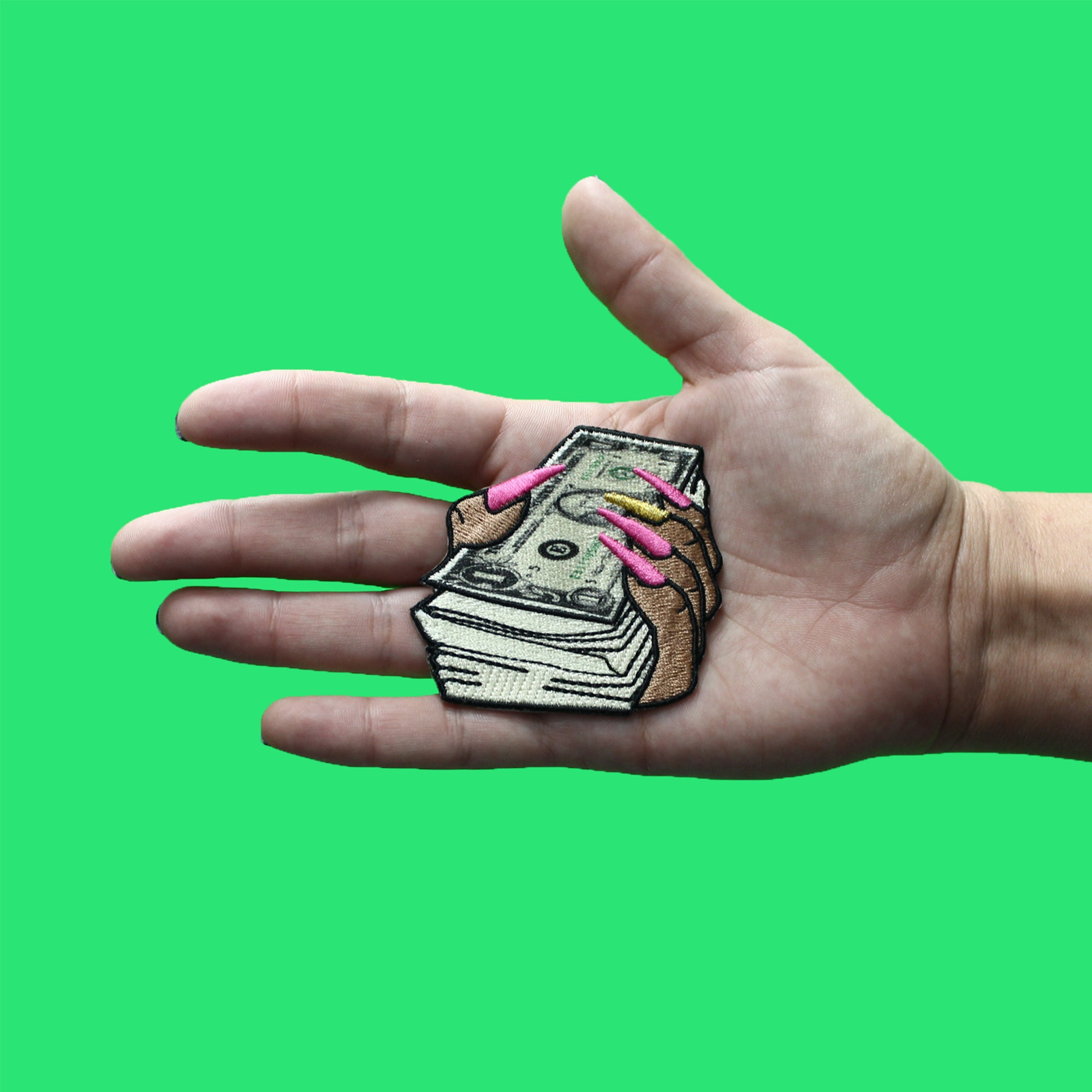 Make It Rain Money Patch Stripper Rap Culture Embroidered Iron on EB5 ...