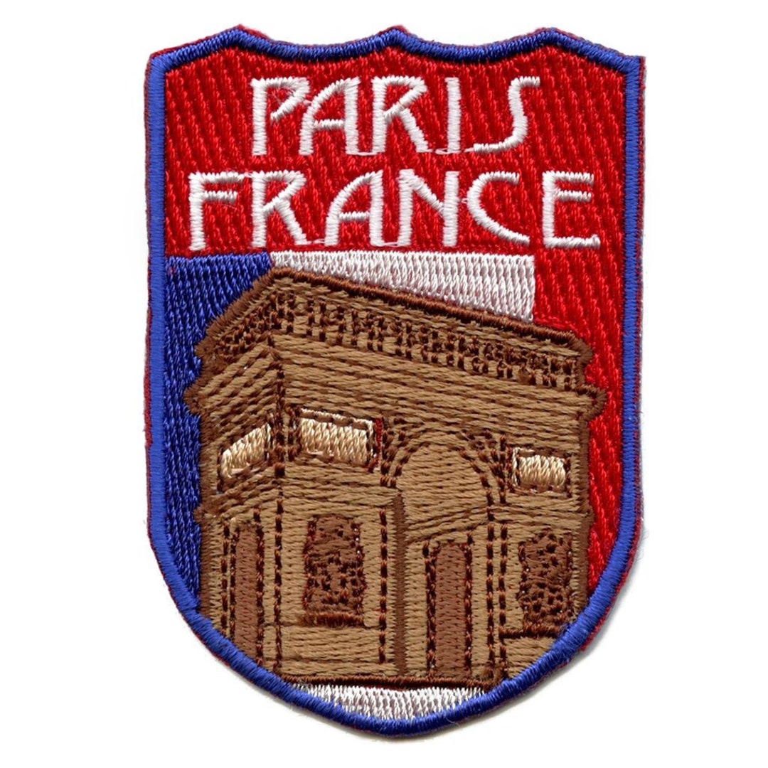 Paris France Shield Patch Famous Monument Embroidered Iron on BG7 - Etsy