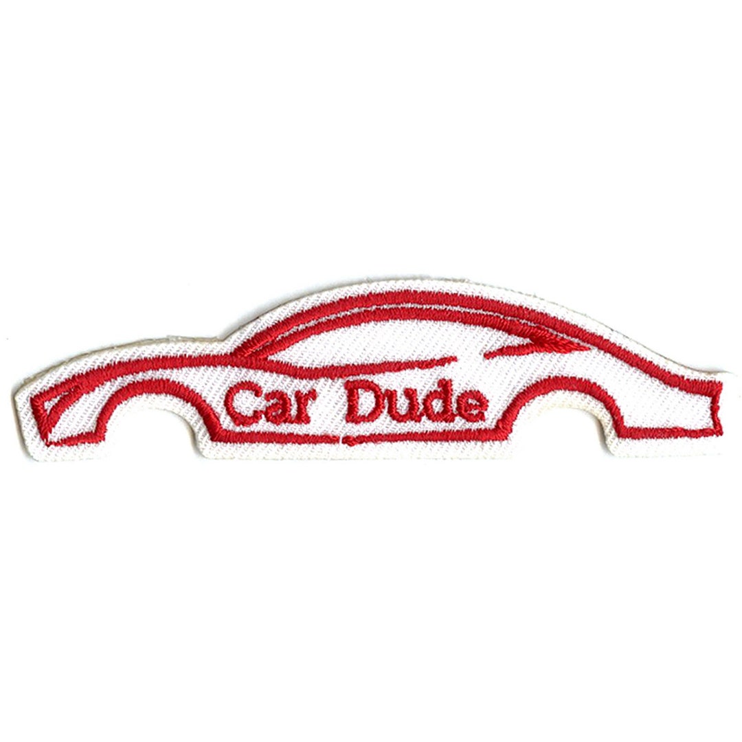 Car Dude Patch Sport Race Badge Iron on Applique Ba4 - Etsy