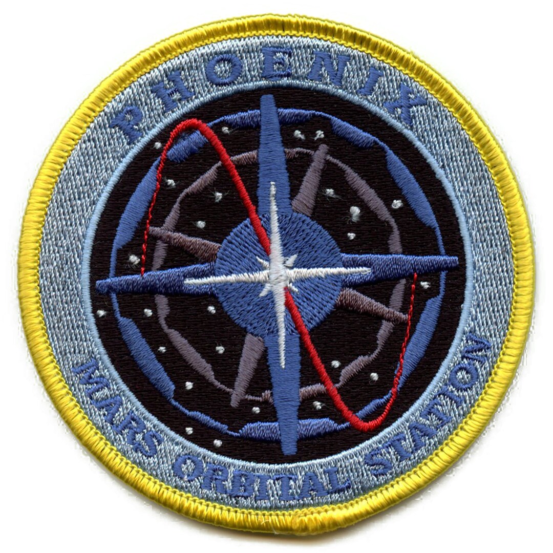 For All Mankind Patch Phoenix Mars Orbital Station Embroidered Iron on ...