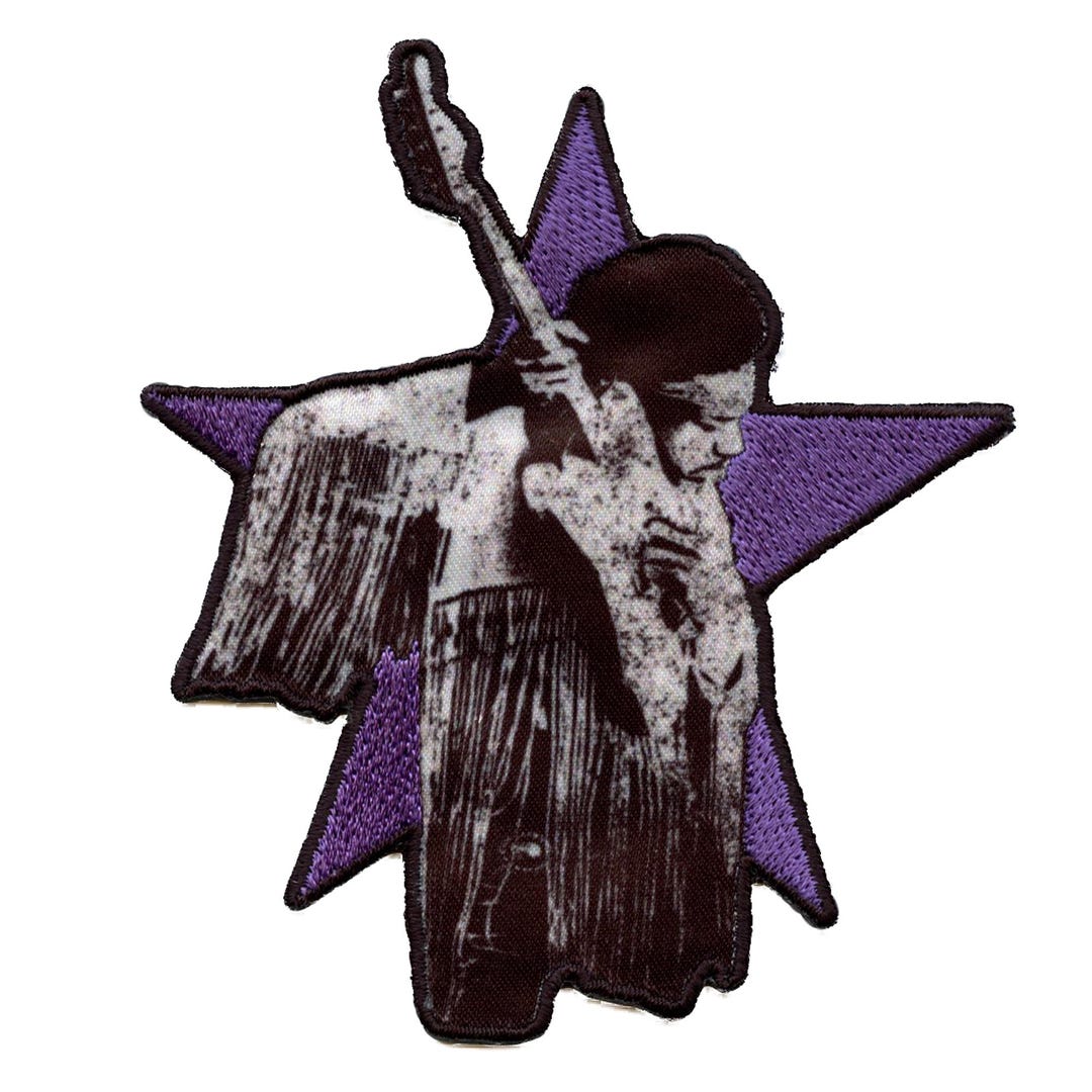 Jimi Hendrix Star Patch Guitars Solo Rock Sublimated Embroidered Iron ...