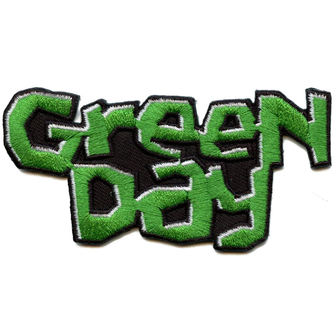 Green Day Logo Patch Kerplunk Script Cut Out Embroidered Iron on GC2 - Etsy