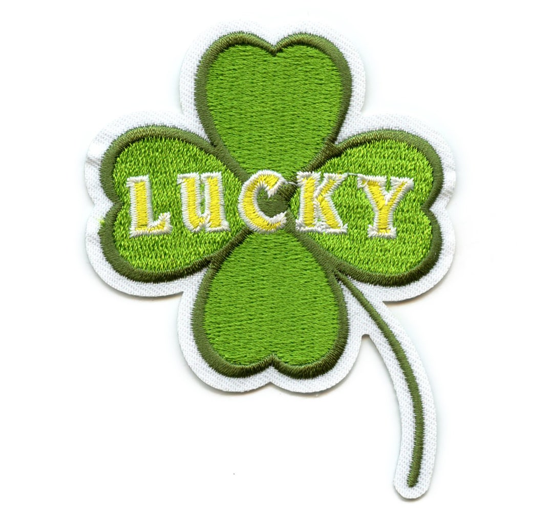 Lucky Shamrock Clover Patch Irish Holiday Flower Embroidered Iron on AC8 - Etsy