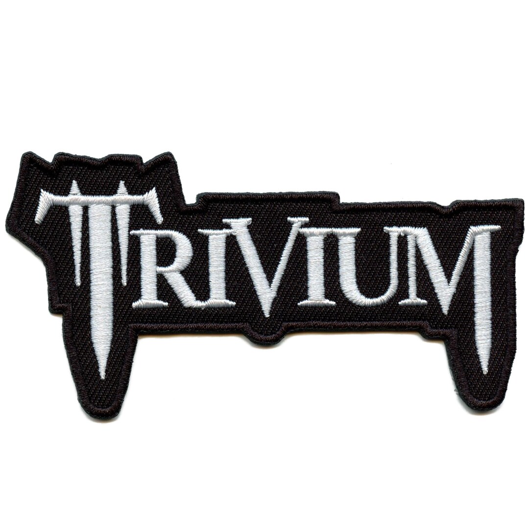 Trivium Classic Logo Patch Metal Rock Band Embroidered Iron on GC2 - Etsy