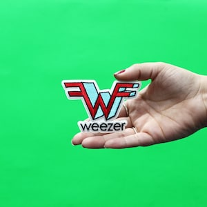 Weezer Patch 3d Logo Embroidered Iron on EG3 - Etsy