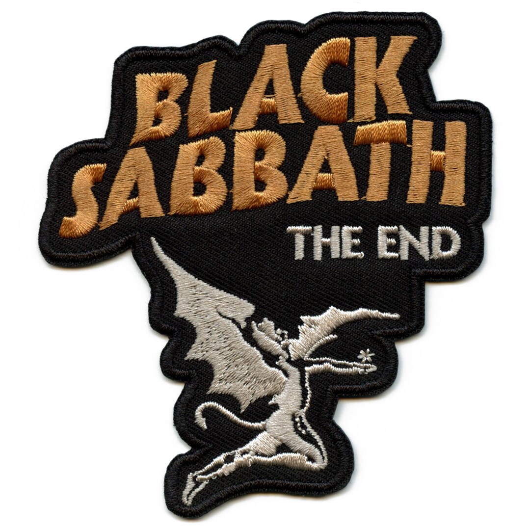 Black Sabbath the End Patch Ozzy Metal Creature Embroidered Iron on EG1 ...