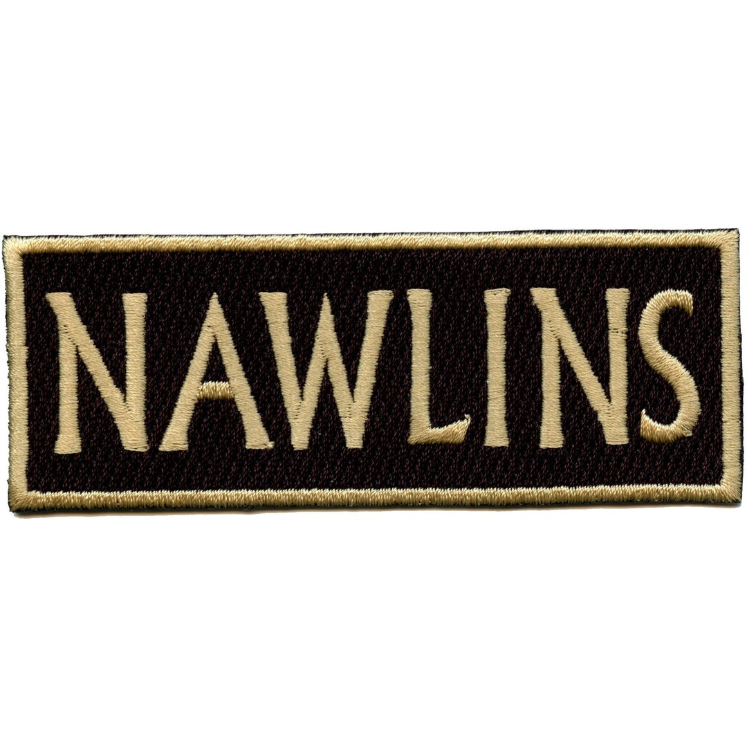 Nawlins Badge Patch New Orleans Logo Embroidered Iron on Bc7 - Etsy