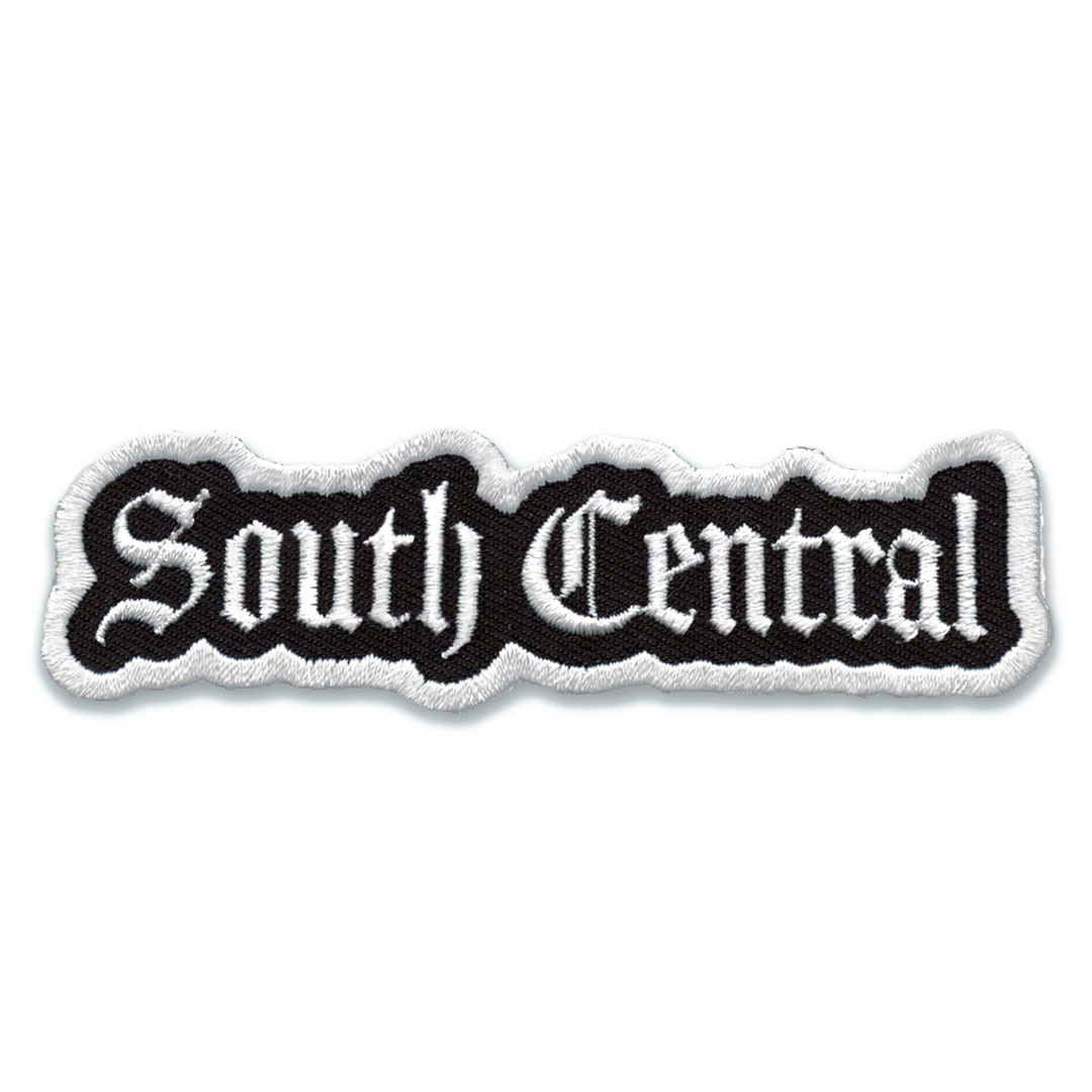South Central Old English Patch Los Angeles California Embroidered Iron ...