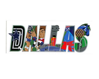 Large Dallas Cowboys Sticker - Etsy