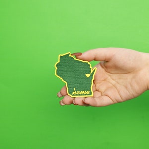 Wisconsin State Home Patch Us Travel Love Embroidered Iron on Bf7 - Etsy