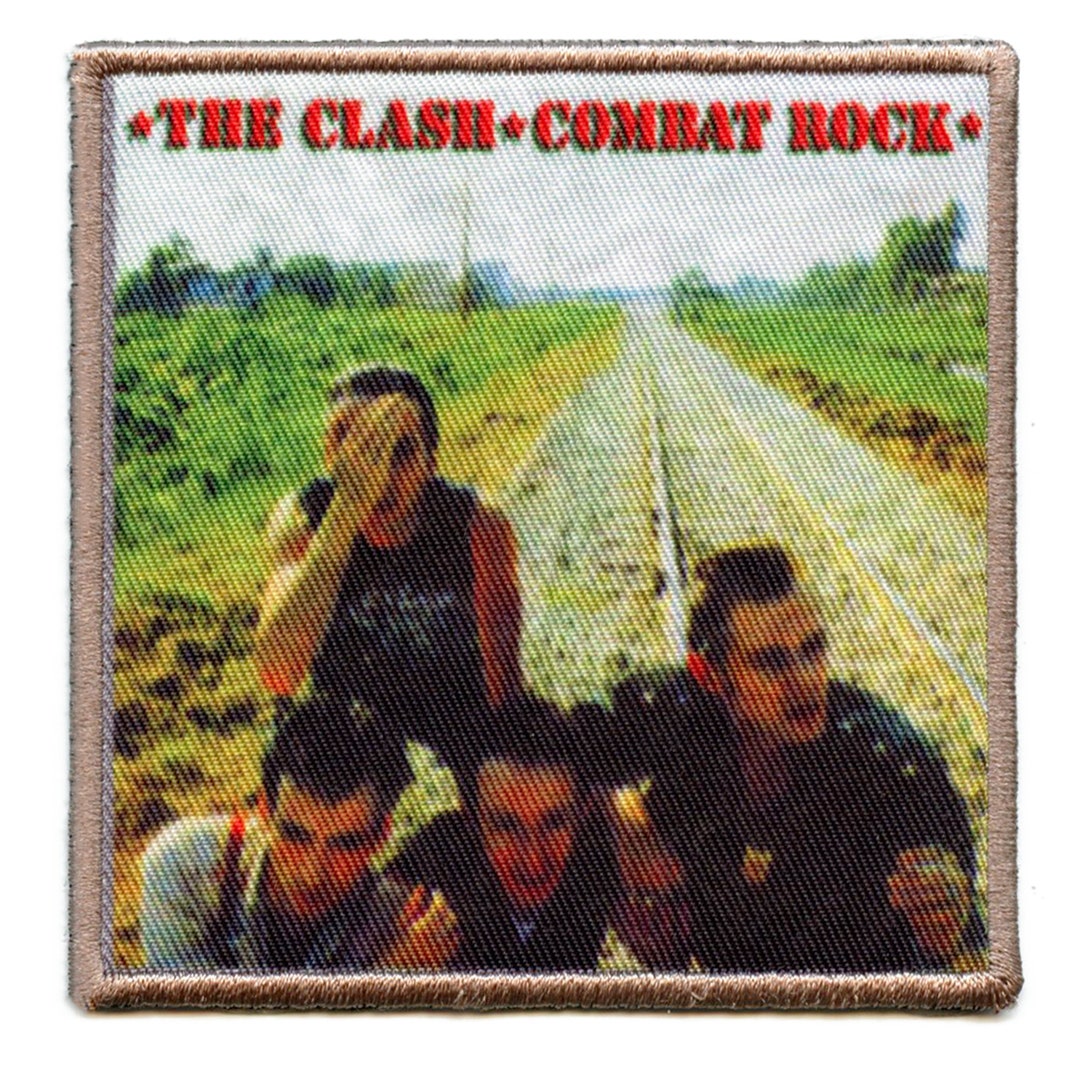 The Clash Combat Rock Patch Members Road Cover Embroidered Iron on EE4 ...