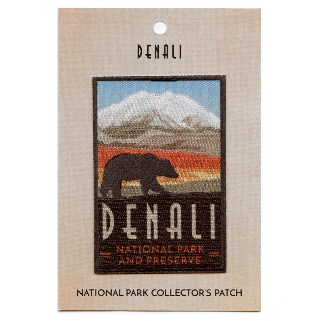 Denali National Park and Preserve Patch Alaska Animals Nature ...